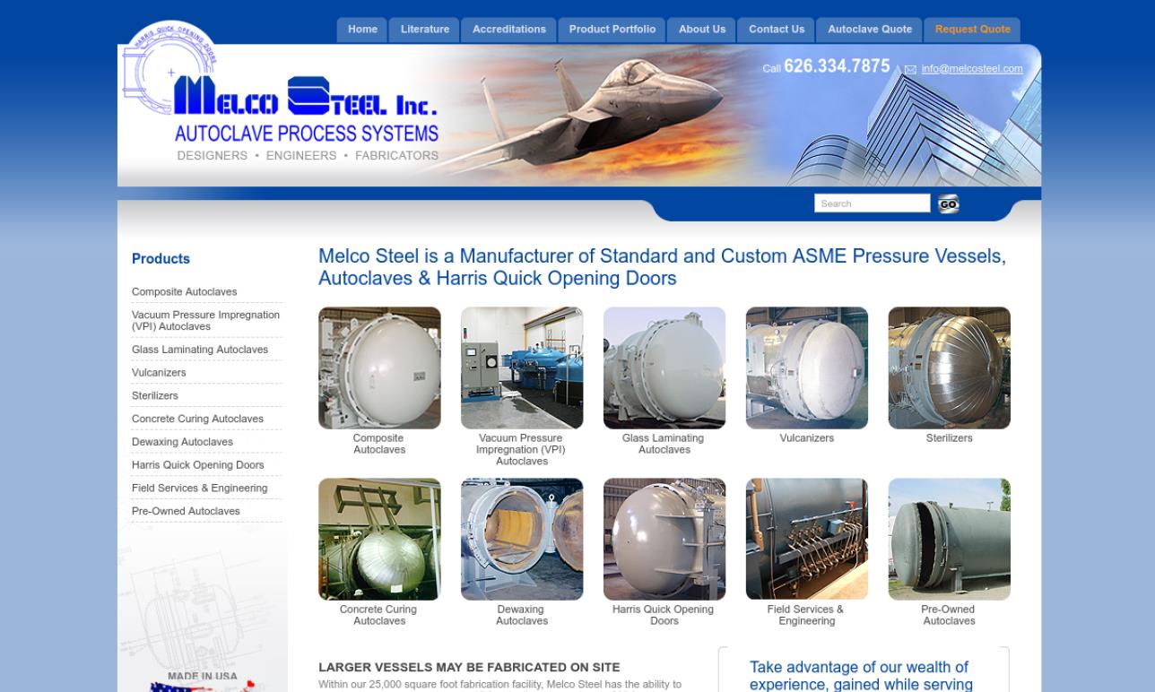 Melco Steel, Inc. | Pressure Vessels